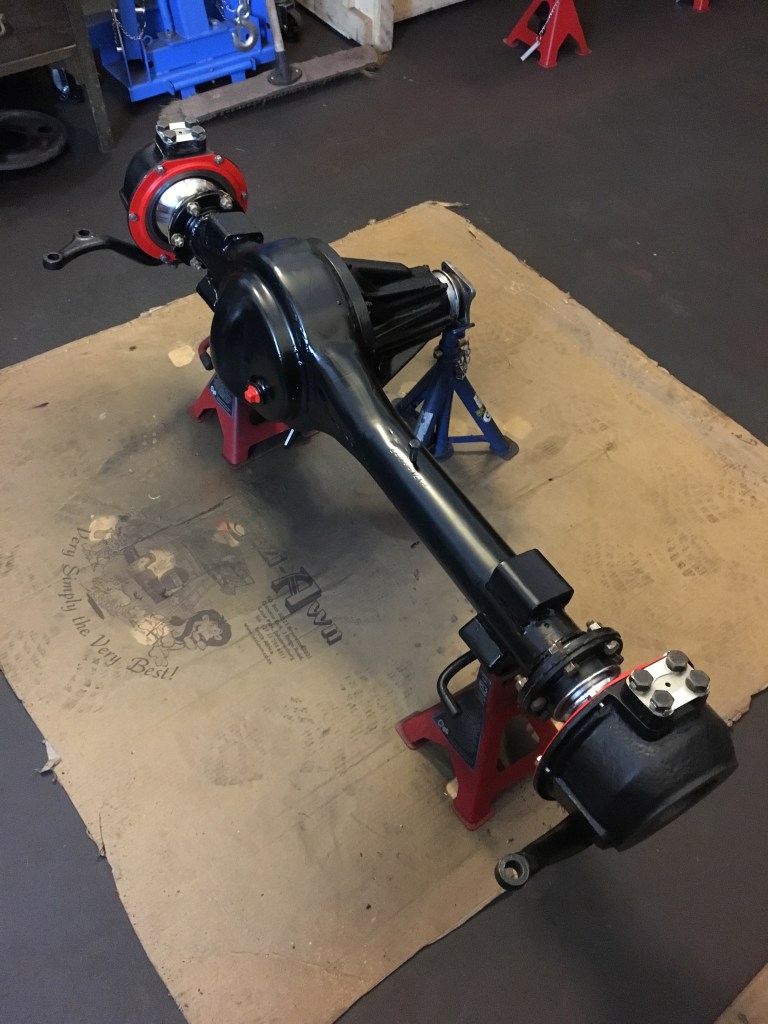 Front Axle Rebuild – Little Green Landy