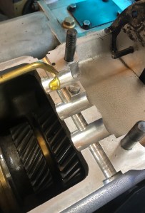 Gearbox Repair #4. Refitting the selector shafts – Little Green Landy
