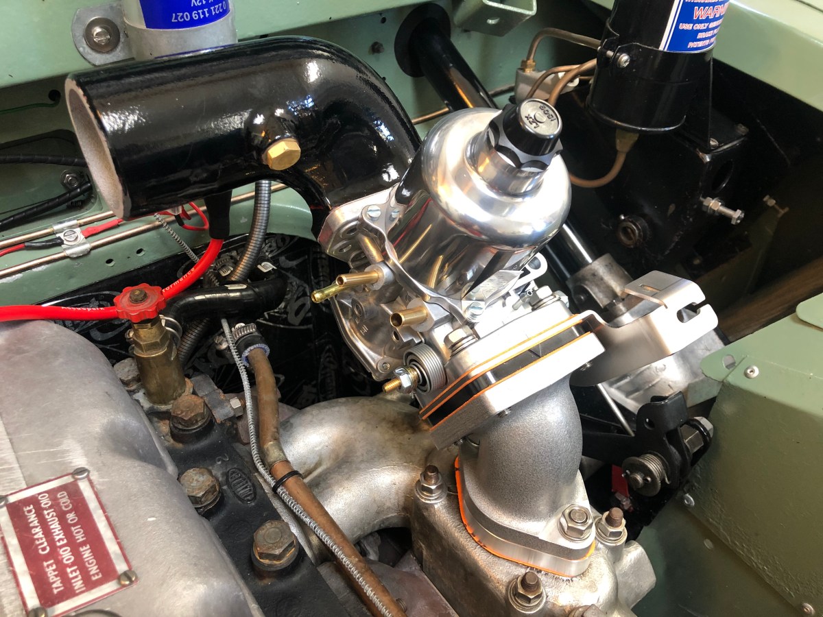 SU HIF44 Carburettor Installation #2 – Little Green Landy